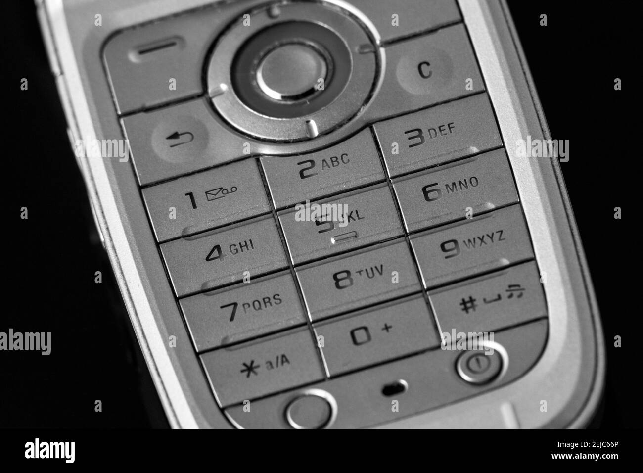 old cell phone numeric keyboard Stock Photo - Alamy