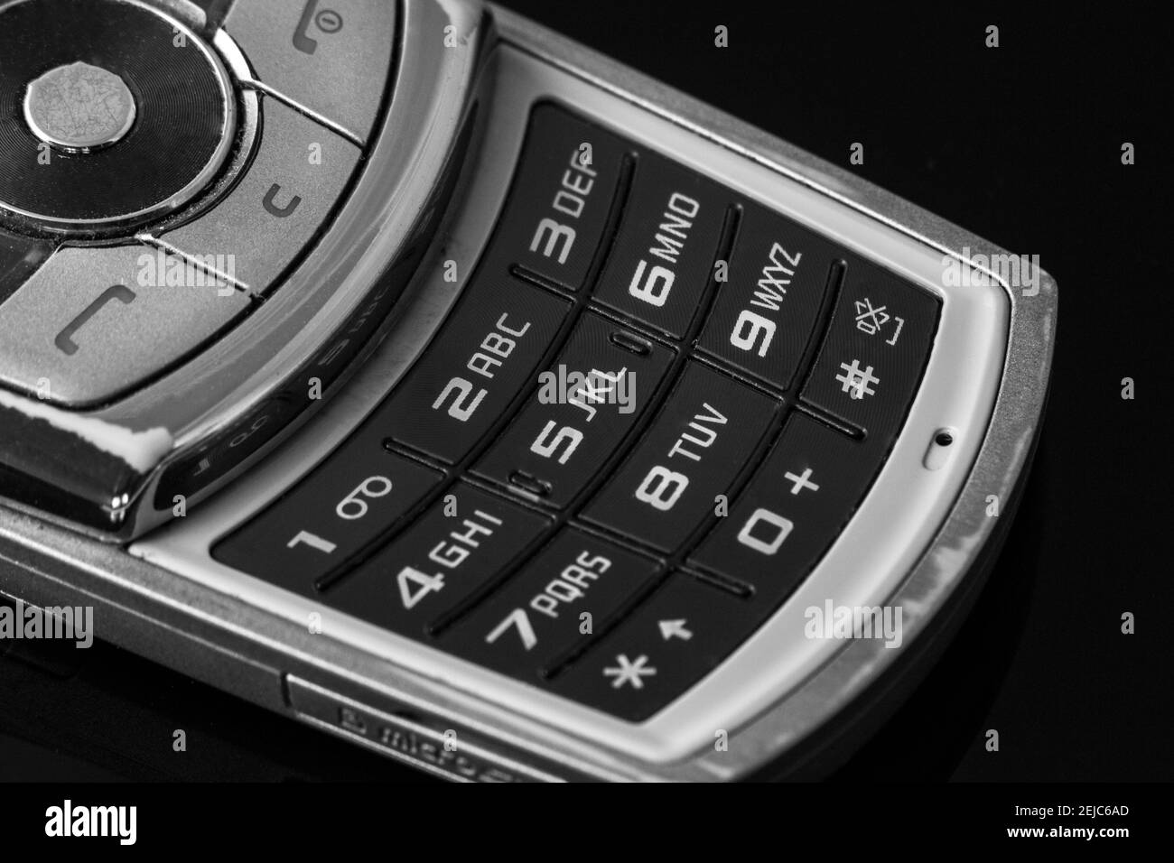 old cell phone numeric keyboard Stock Photo - Alamy