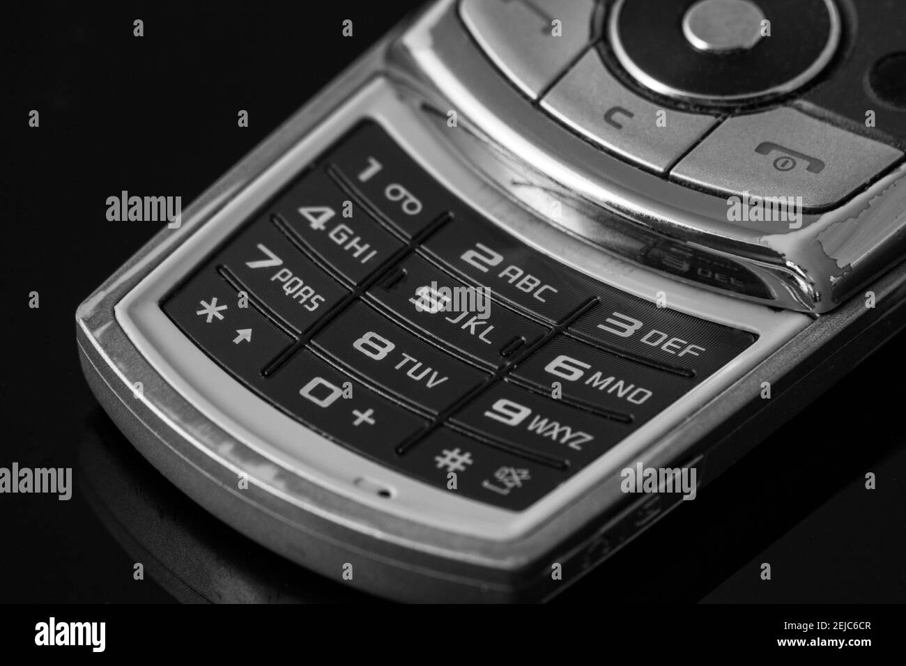 old cell phone numeric keyboard Stock Photo - Alamy