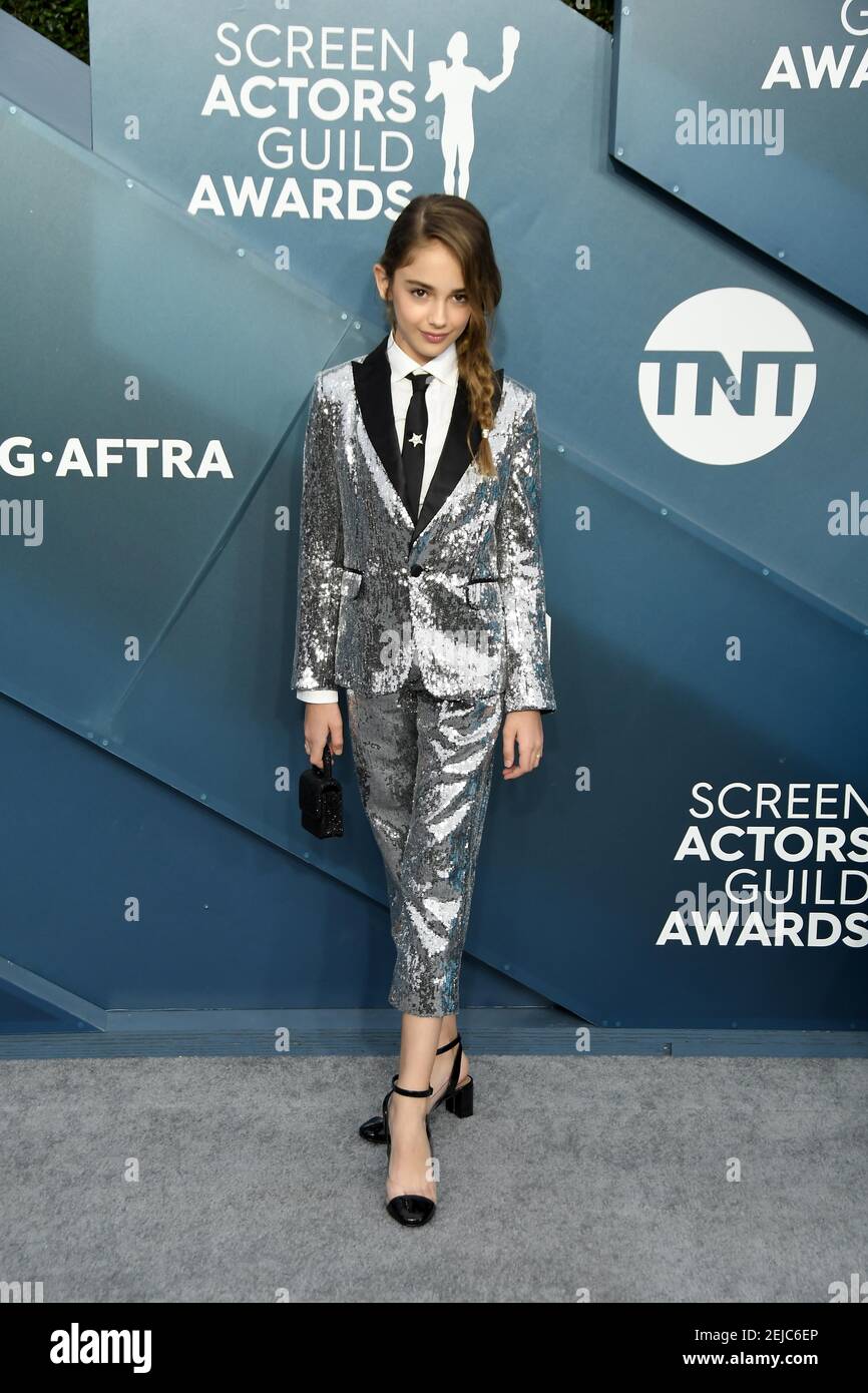 Julia Butters arrives for the 26th Annual Screen ActorsÂ Guild Awards ...