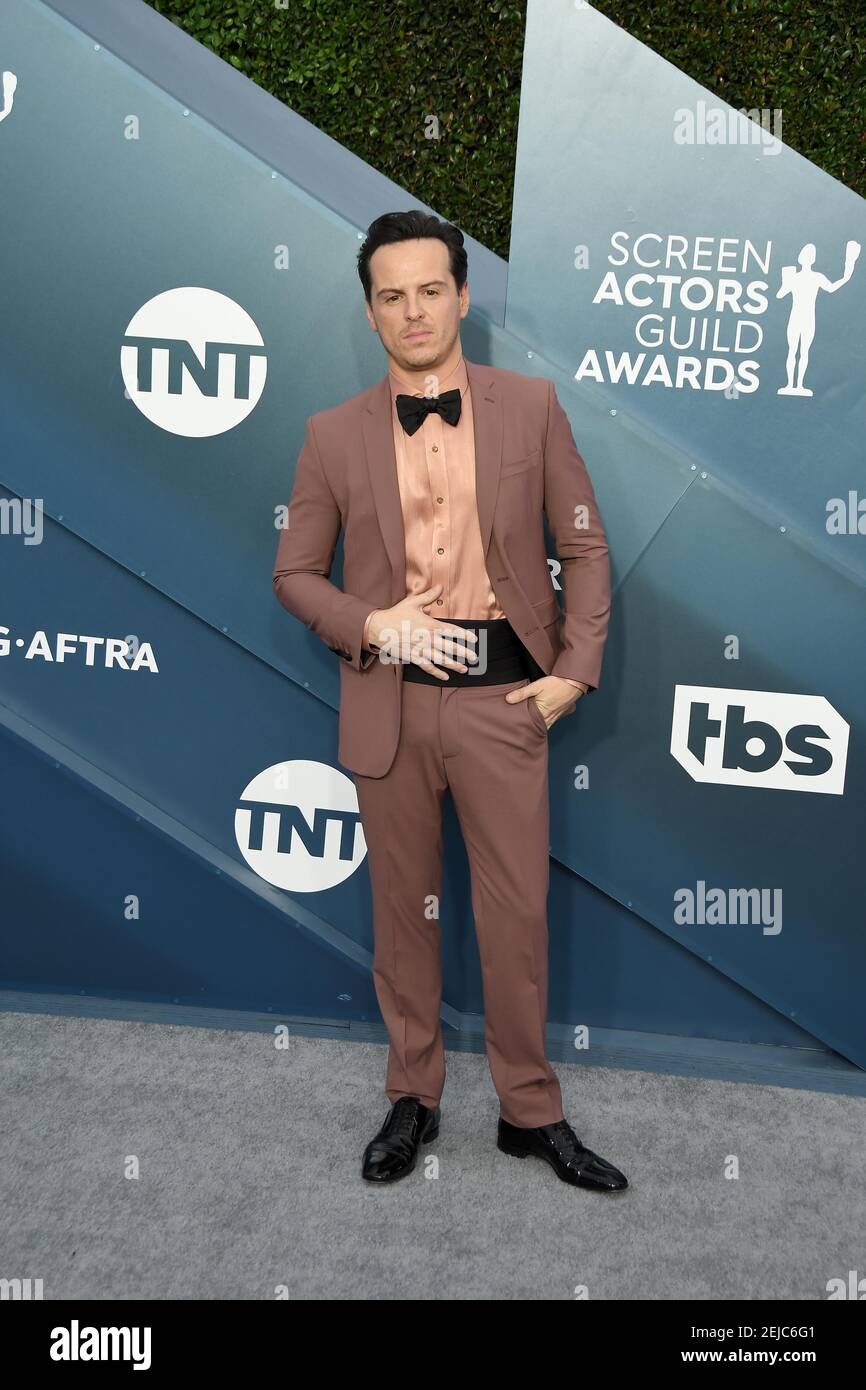 Andrew Scott arrives for the 26th Annual Screen ActorsÂ Guild Awards at ...