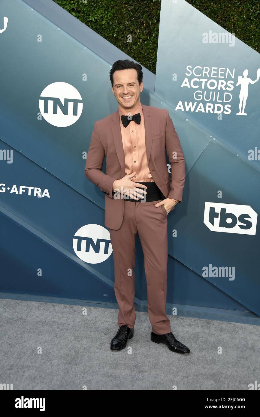 Andrew Scott arrives for the 26th Annual Screen ActorsÂ Guild Awards at ...
