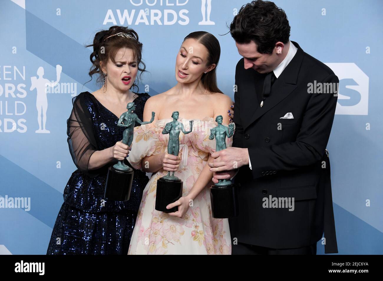 "The Crown" cast Helena Bonham Carter, Josh O'Connor and Erin Doherty ...