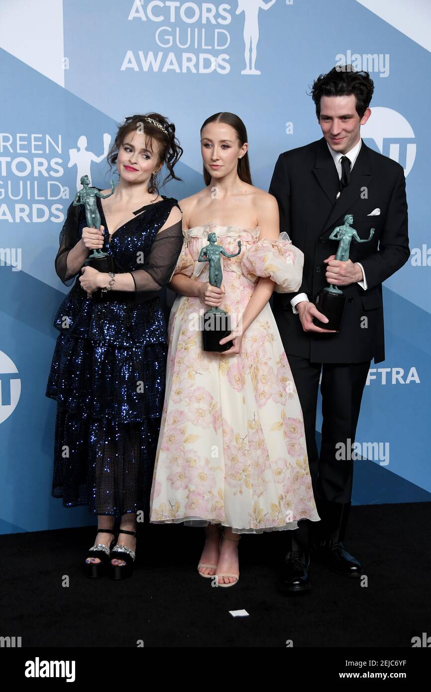 "The Crown" cast Helena Bonham Carter, Josh O'Connor and Erin Doherty ...