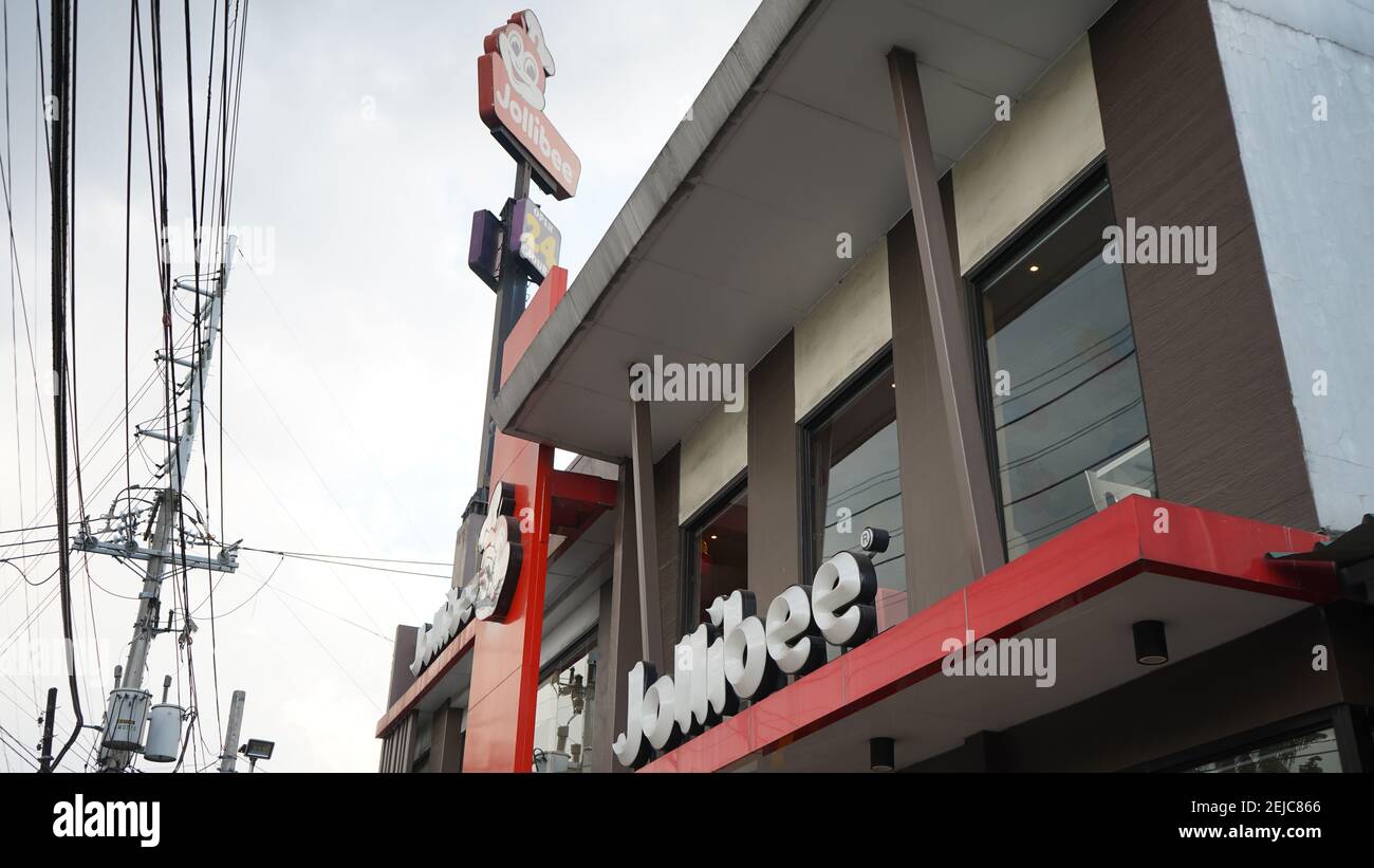 Jollibee Foods Corporation (JFC) restaurant on Quezon City, Philippines ...