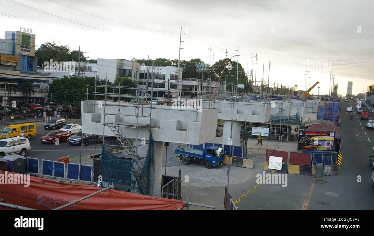 Construction sites in Quezon City, Philippine son Jan. 20, 2020 ...