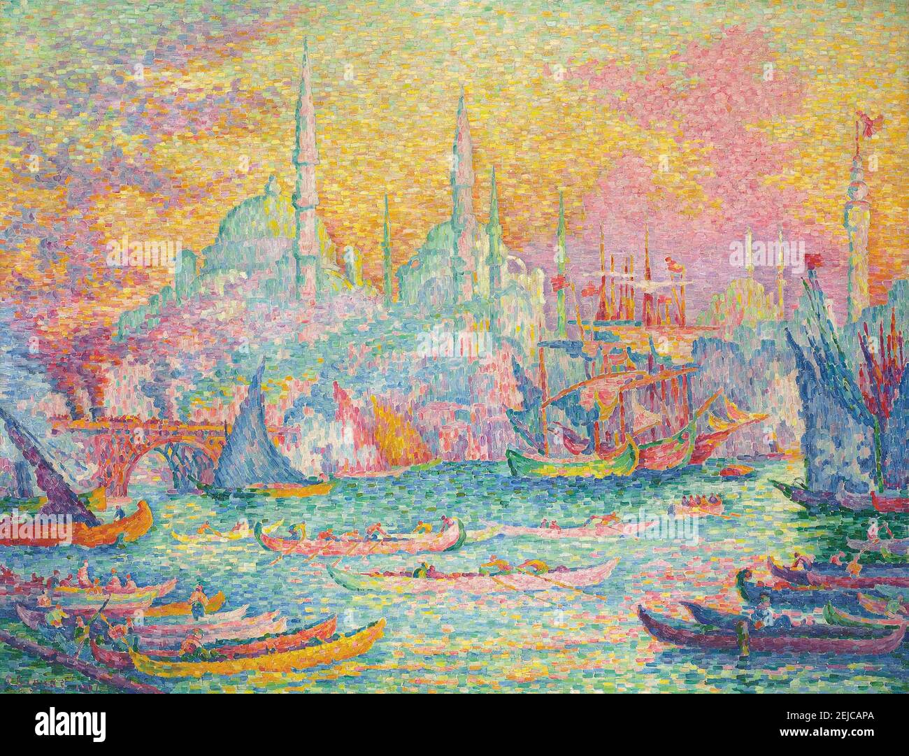 The Golden Horn, Constantinople. Museum: PRIVATE COLLECTION. Author ...