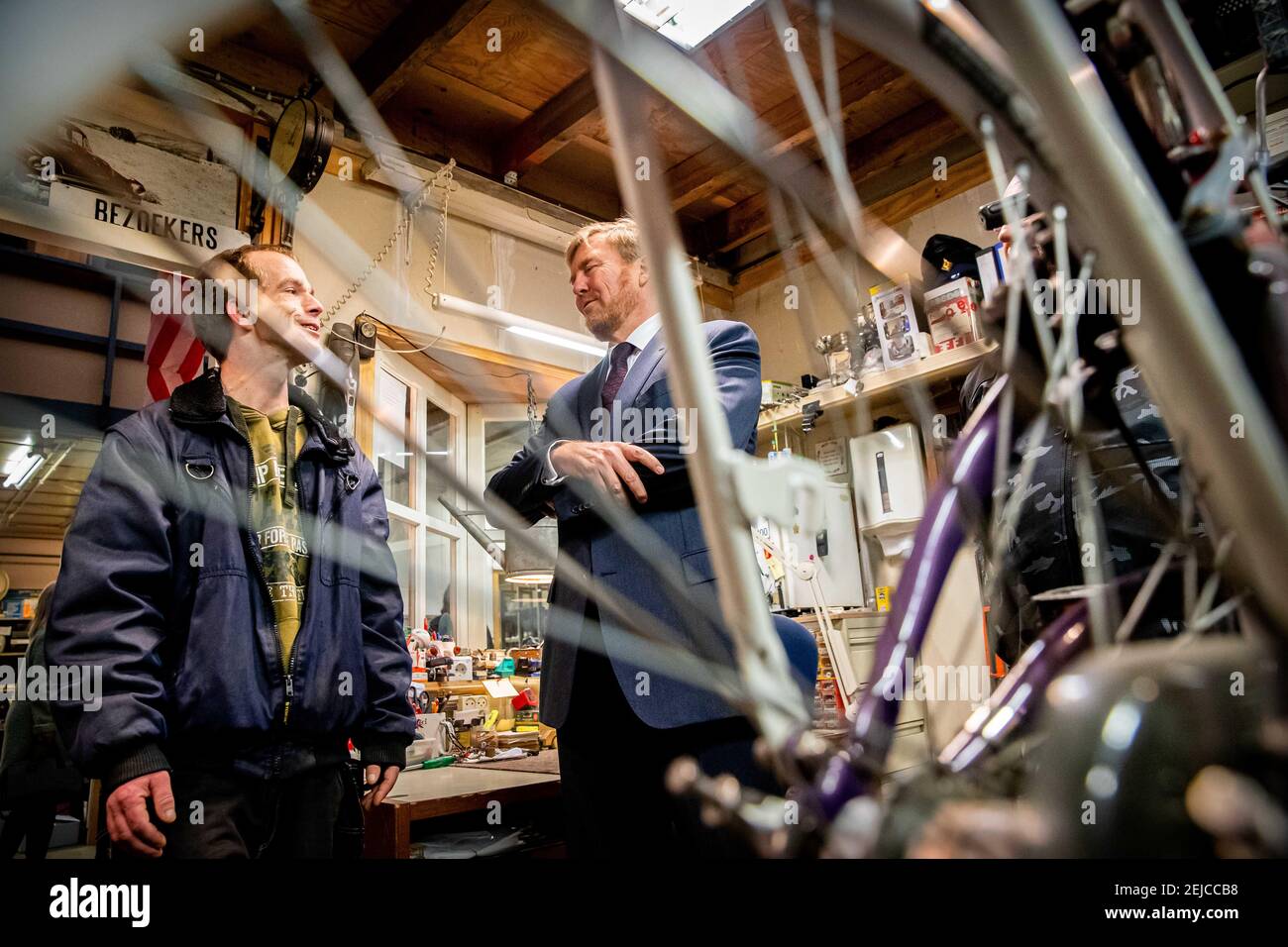 King Willem-Alexander of the Netherlands during a visit to ...