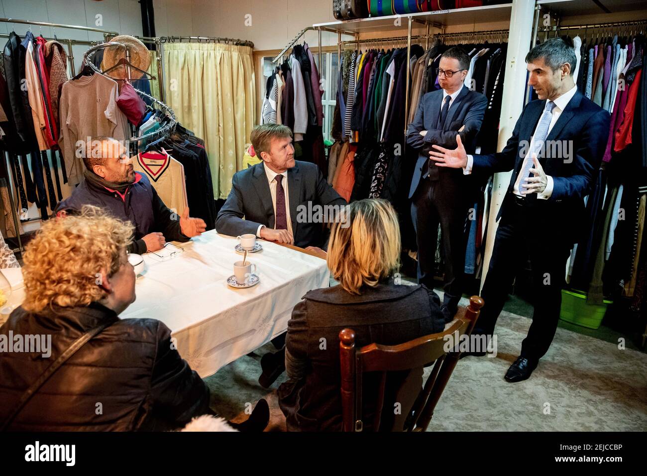 King Willem-Alexander of the Netherlands during a visit to ...