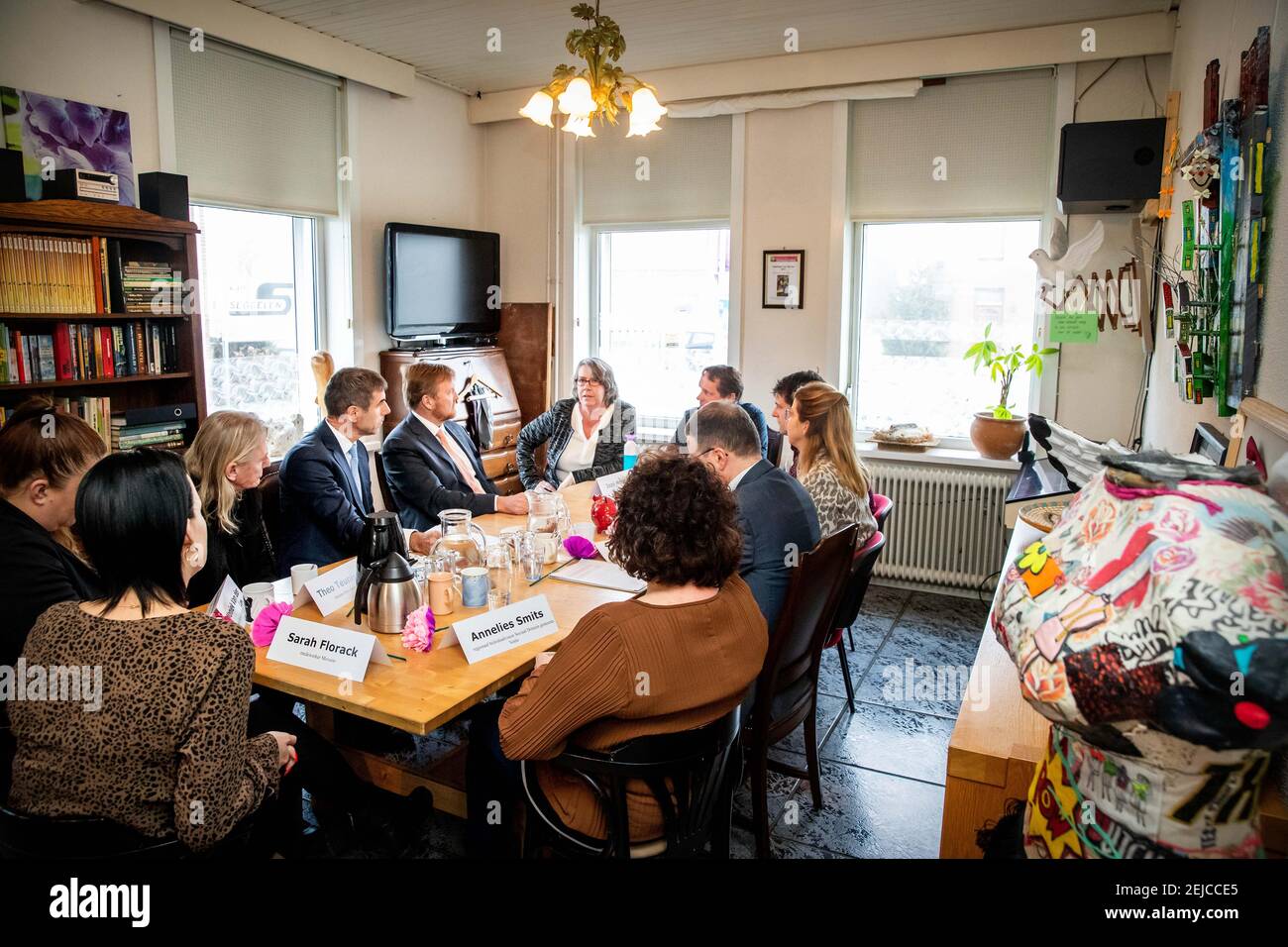 King Willem-Alexander of the Netherlands during a visit to ...