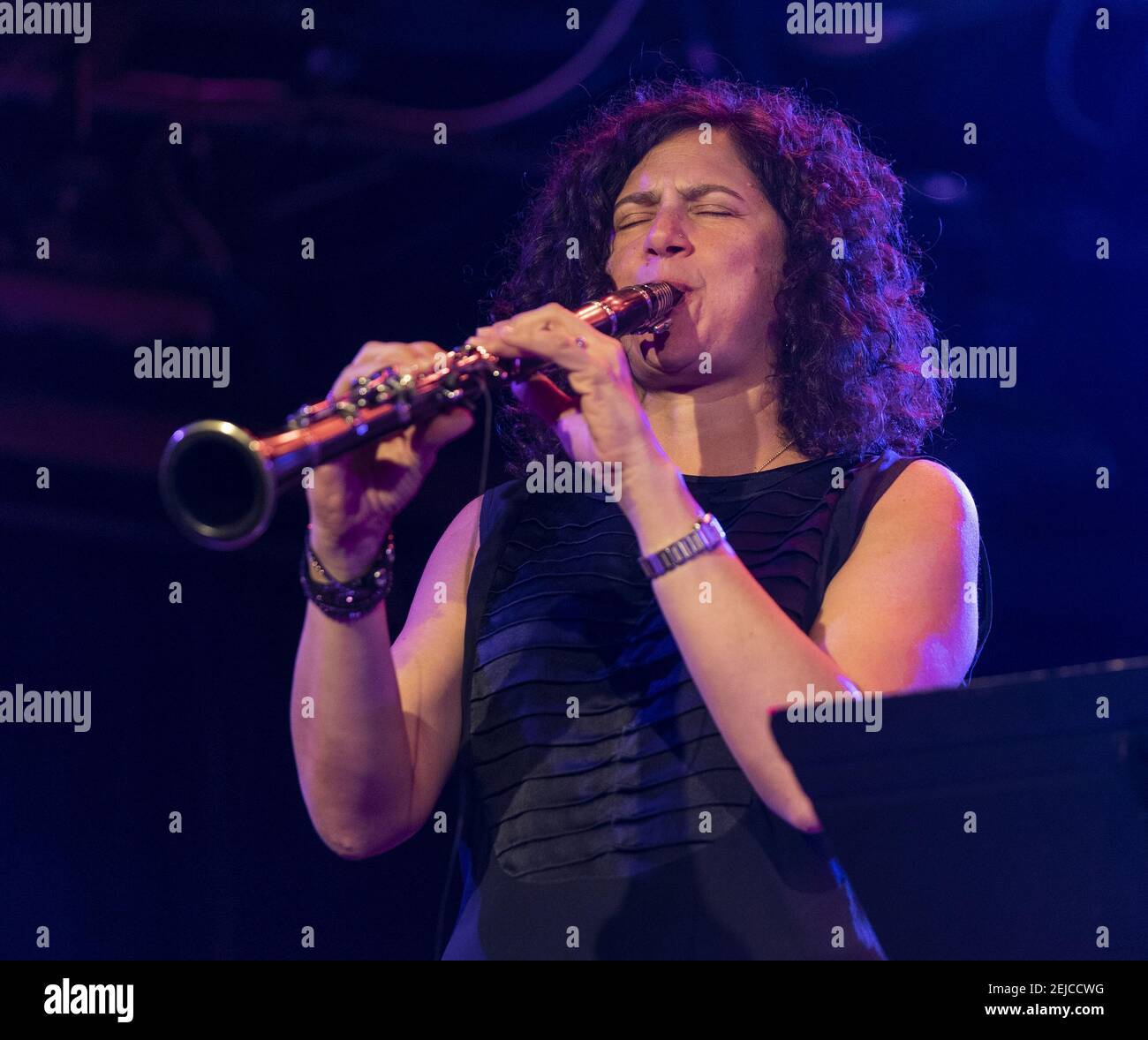 Anat Cohen performs with Artemis band during Winter Jazz Festival at ...