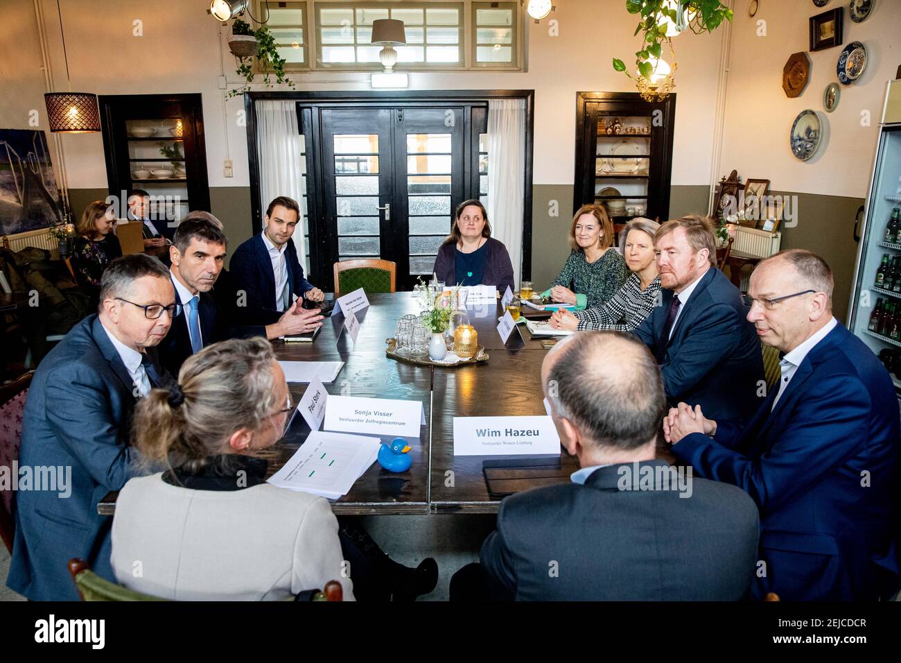 King Willem-Alexander of the Netherlands during a visit to ...