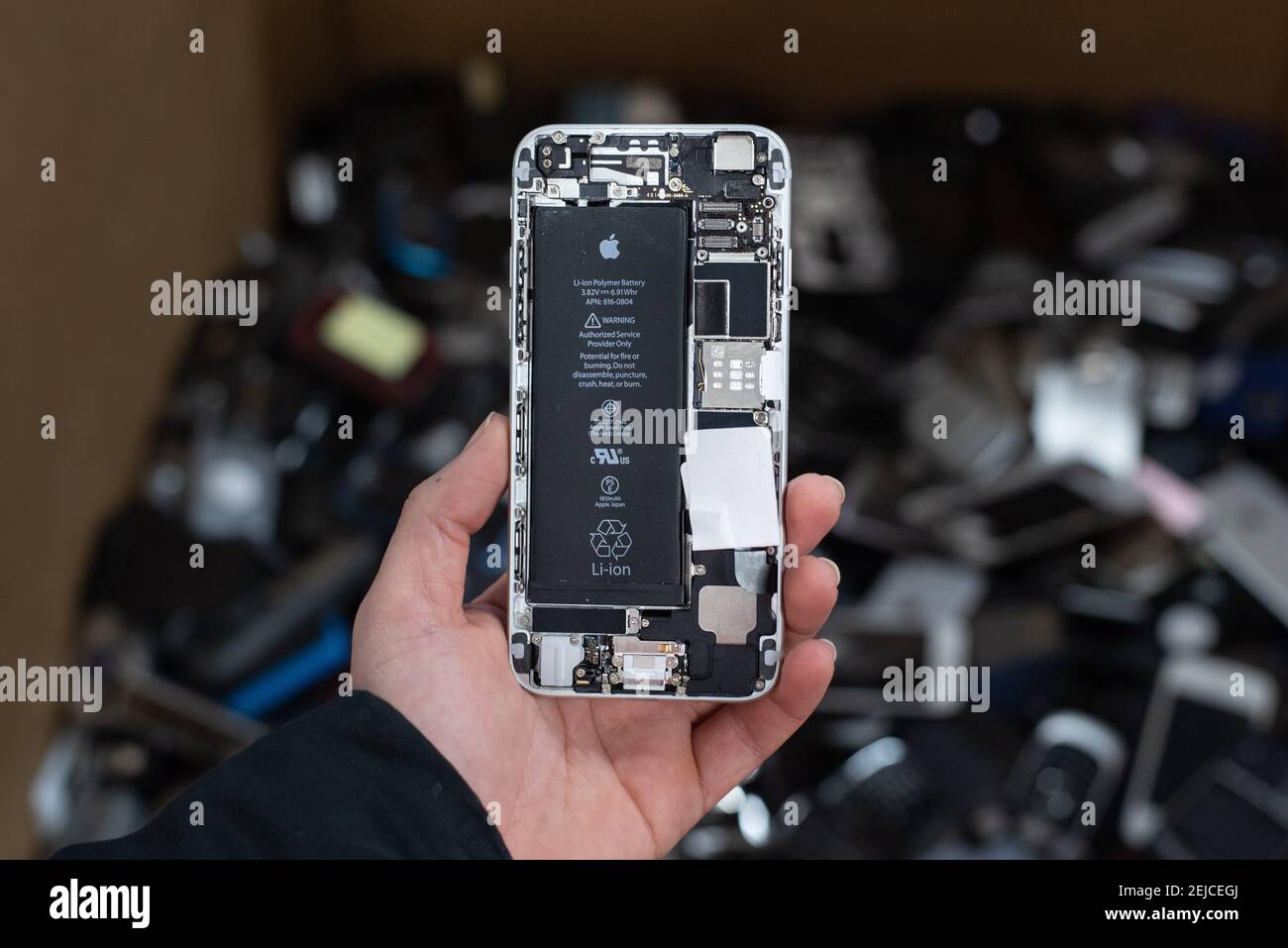 Discarded lithium ion battery hi-res stock photography and images - Alamy
