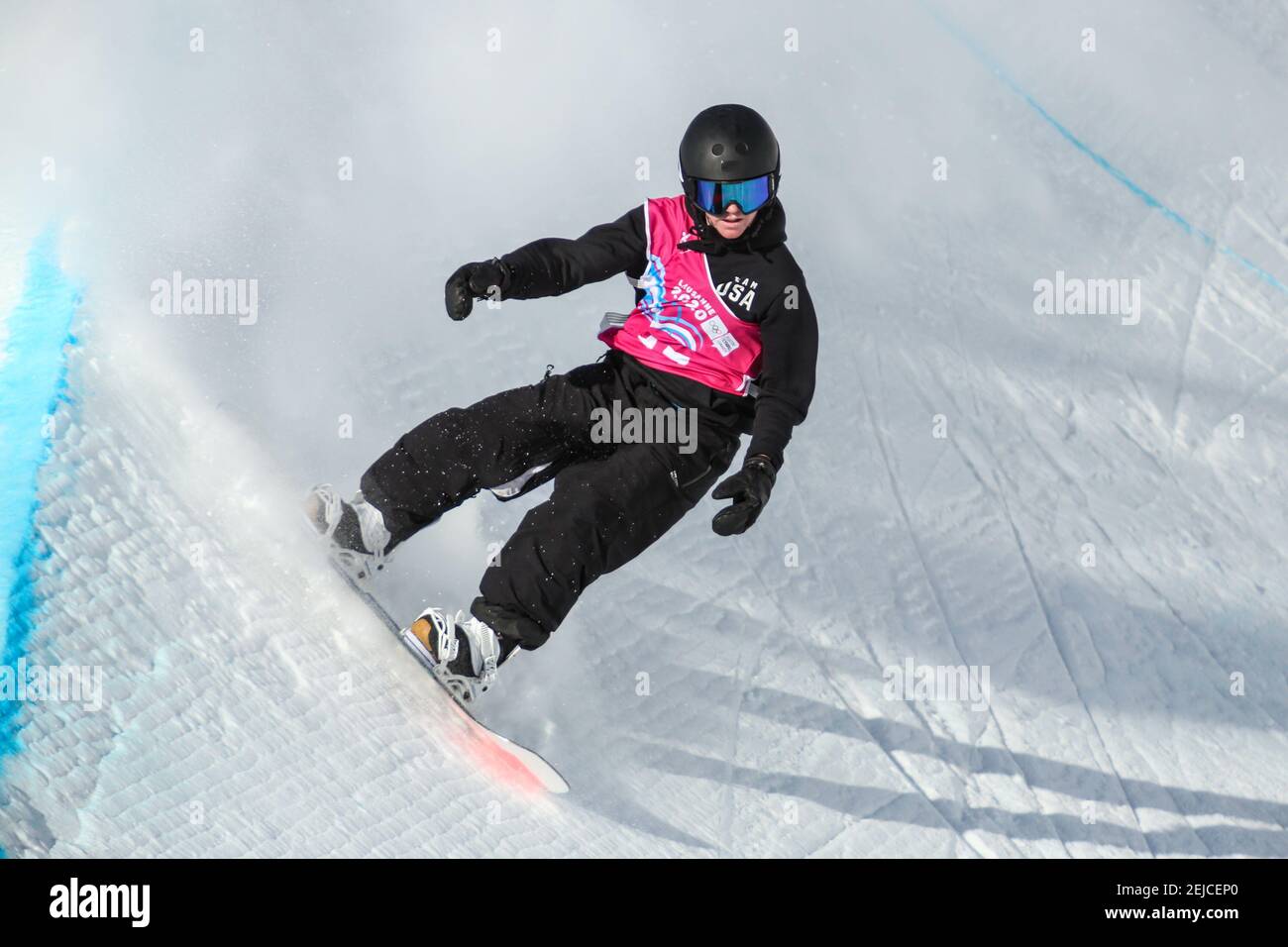 COYNE Jack from the USA competes in Men's Halfpipe Qualification on 12 ...