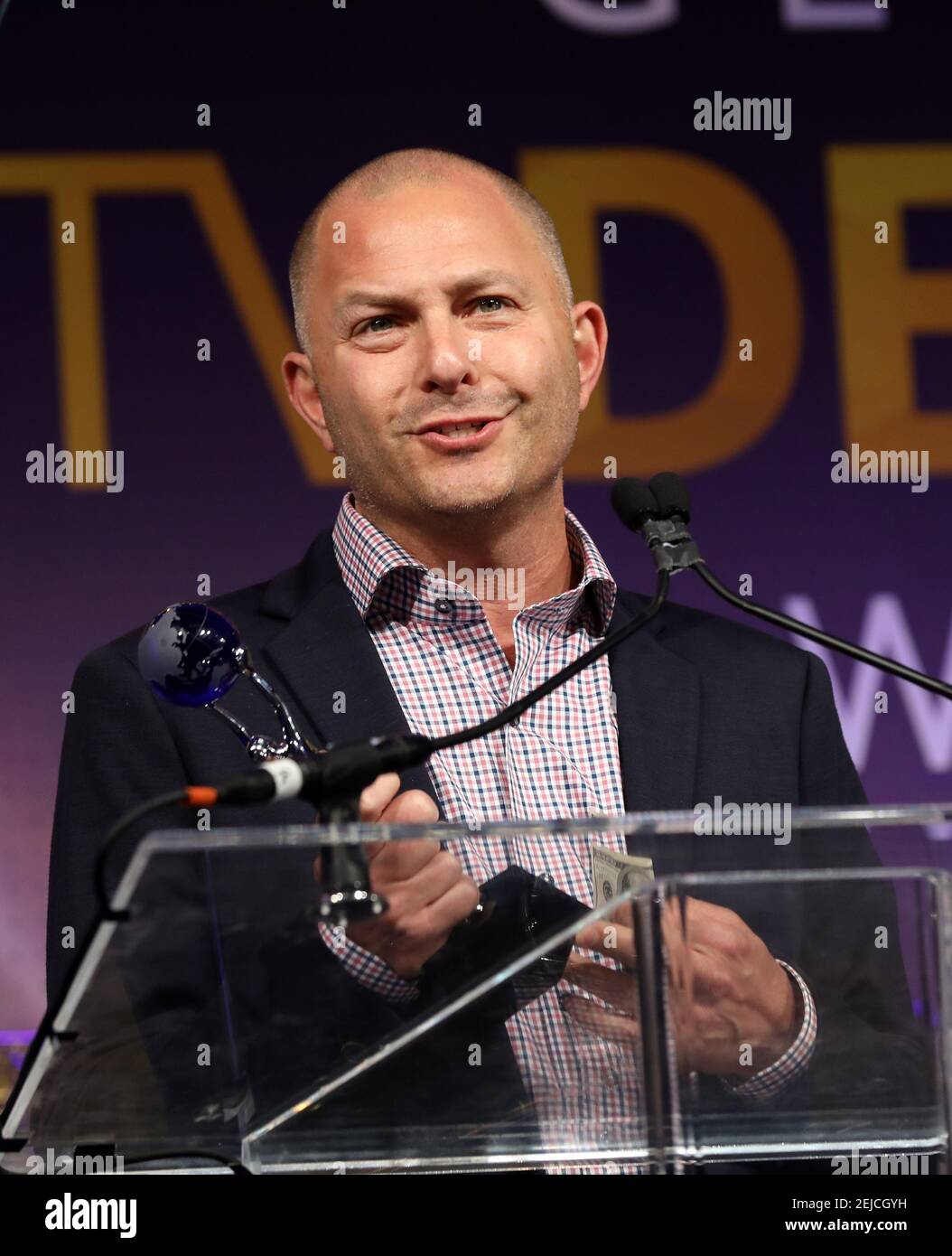 MIAMI BEACH, FLORIDA - JANUARY 21: Barry Poznick on stage at the 2nd ...