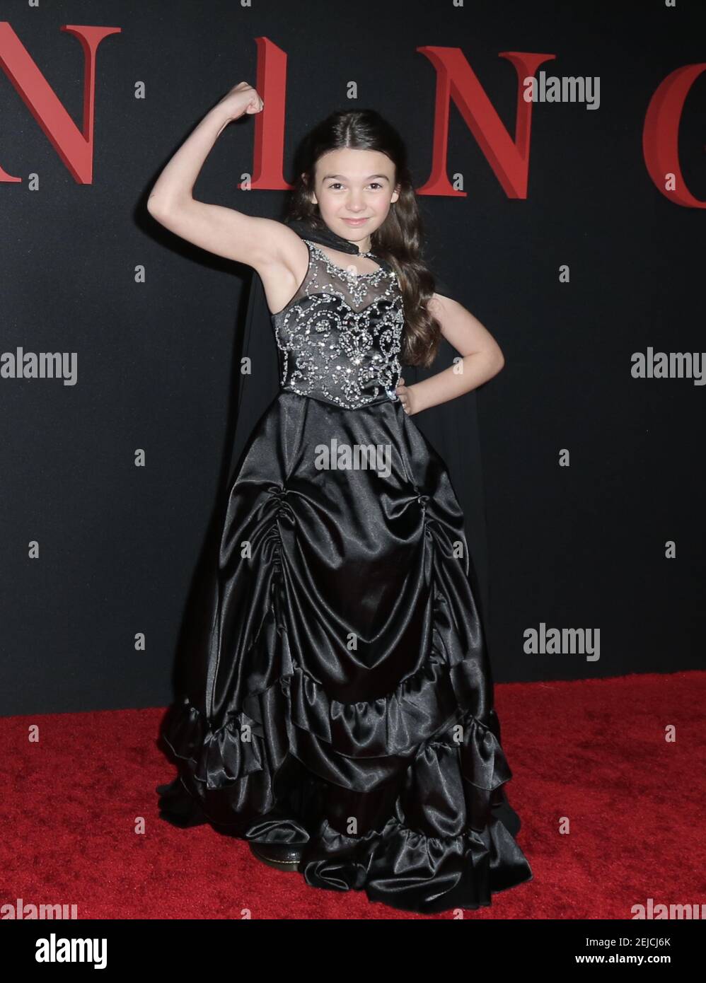 Brooklynn Prince walking the red carpet at the Premiere of Universal ...