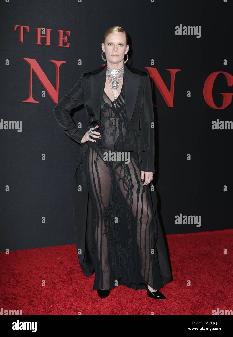 Denna Thomsen walking the red carpet at the Premiere of Universal ...