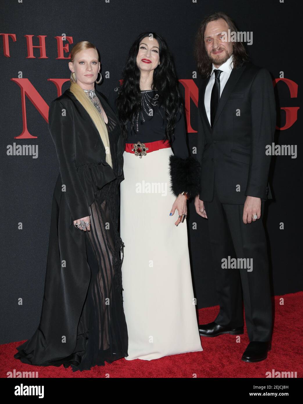 Denna Thomsen, Floria Sigismondi, Niall Greig Fulton walking the red ...