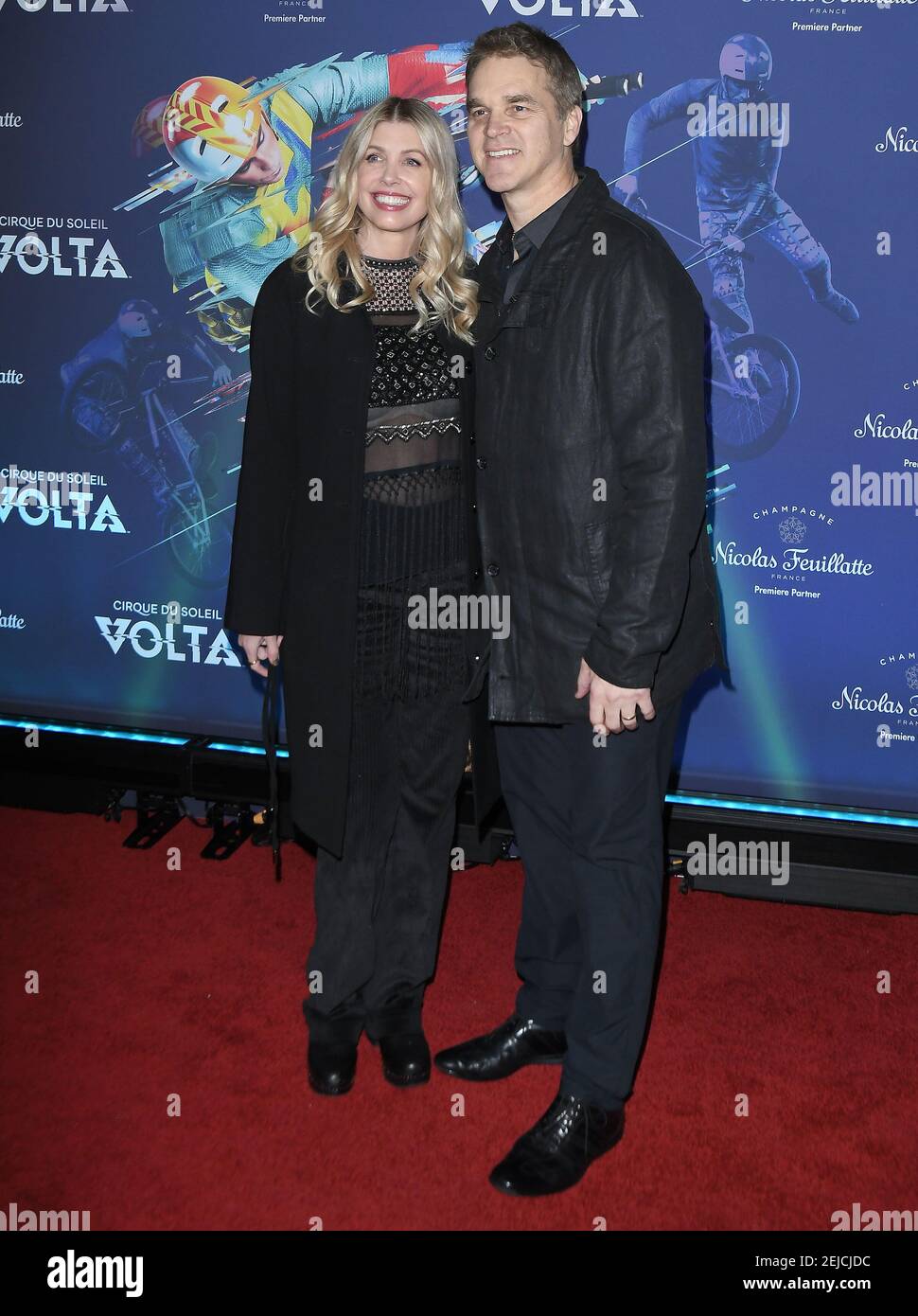 Luc Robitaille And Wife at the Cirque Du Soleil VOLTA Los Angeles ...