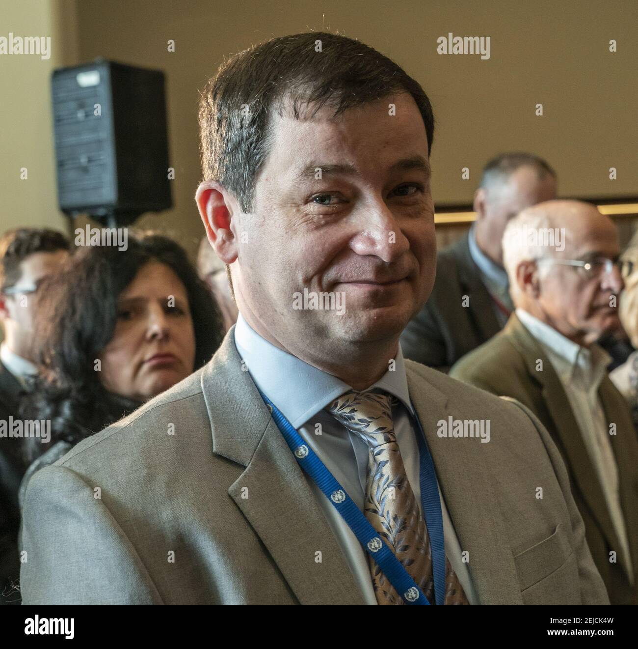 Russian diplomat Dmitry Polyanskiy attends Opening of exhibition ...