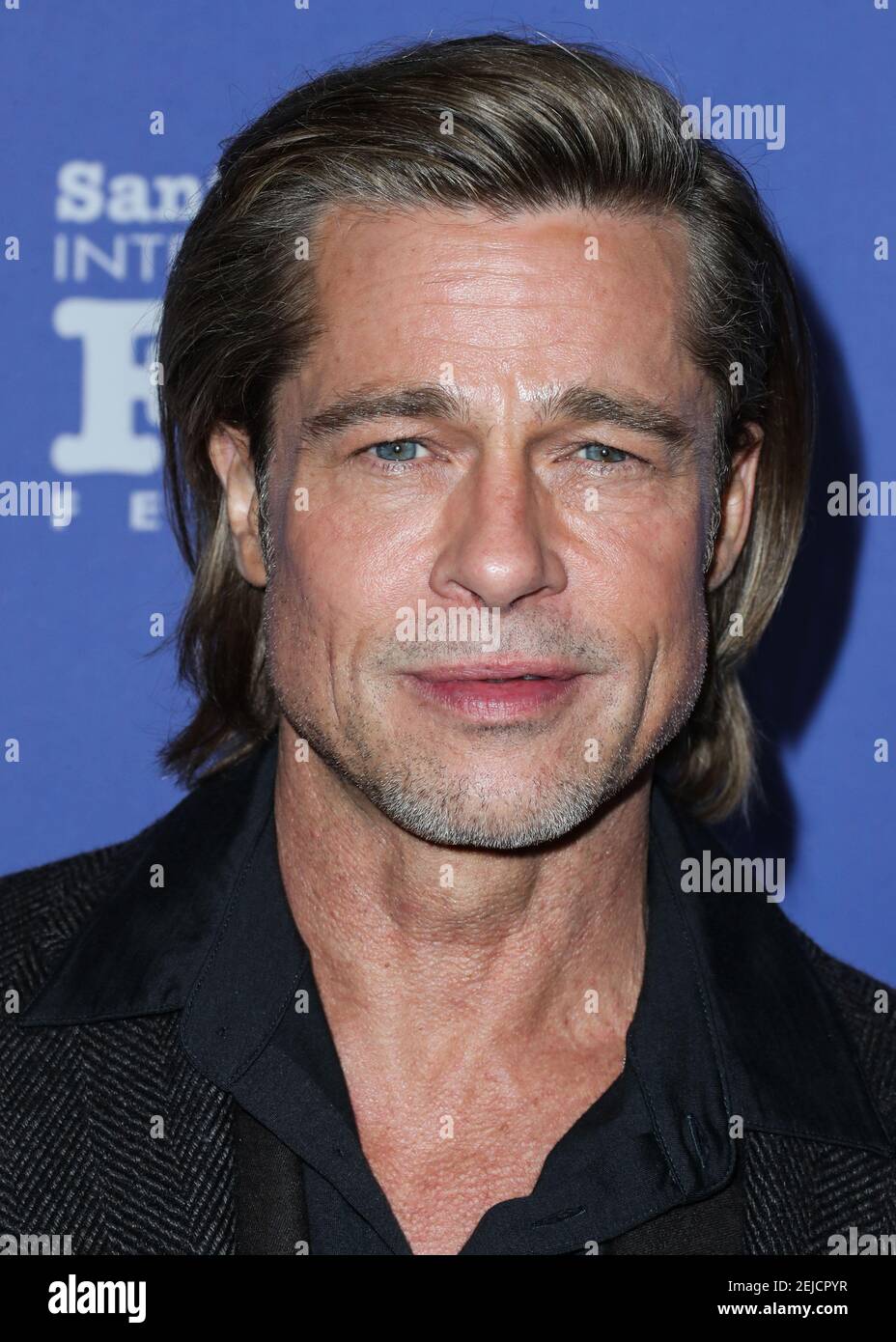SANTA BARBARA, CALIFORNIA, USA - JANUARY 22: Actor Brad Pitt arrives at ...
