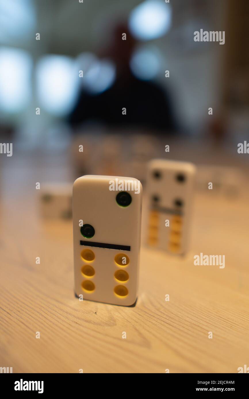 Dominoes layout hi-res stock photography and images - Alamy