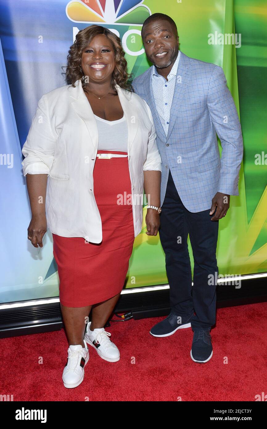 (L-R) Retta (Marietta Sangai Sirleaf) and Reno Wilson attend the NBC ...