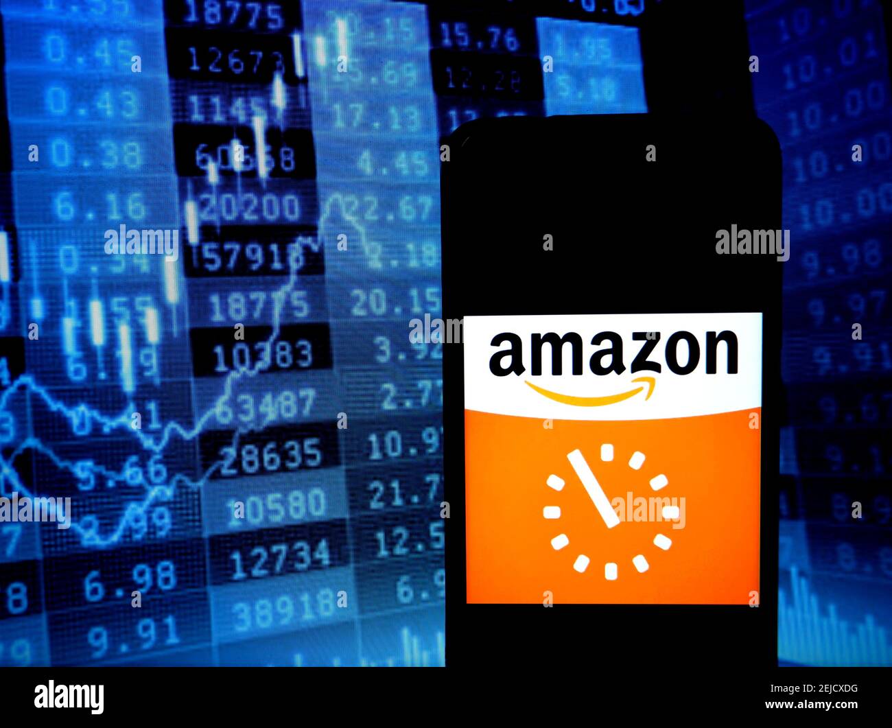 In this photo illustration an American multinational technology company ...