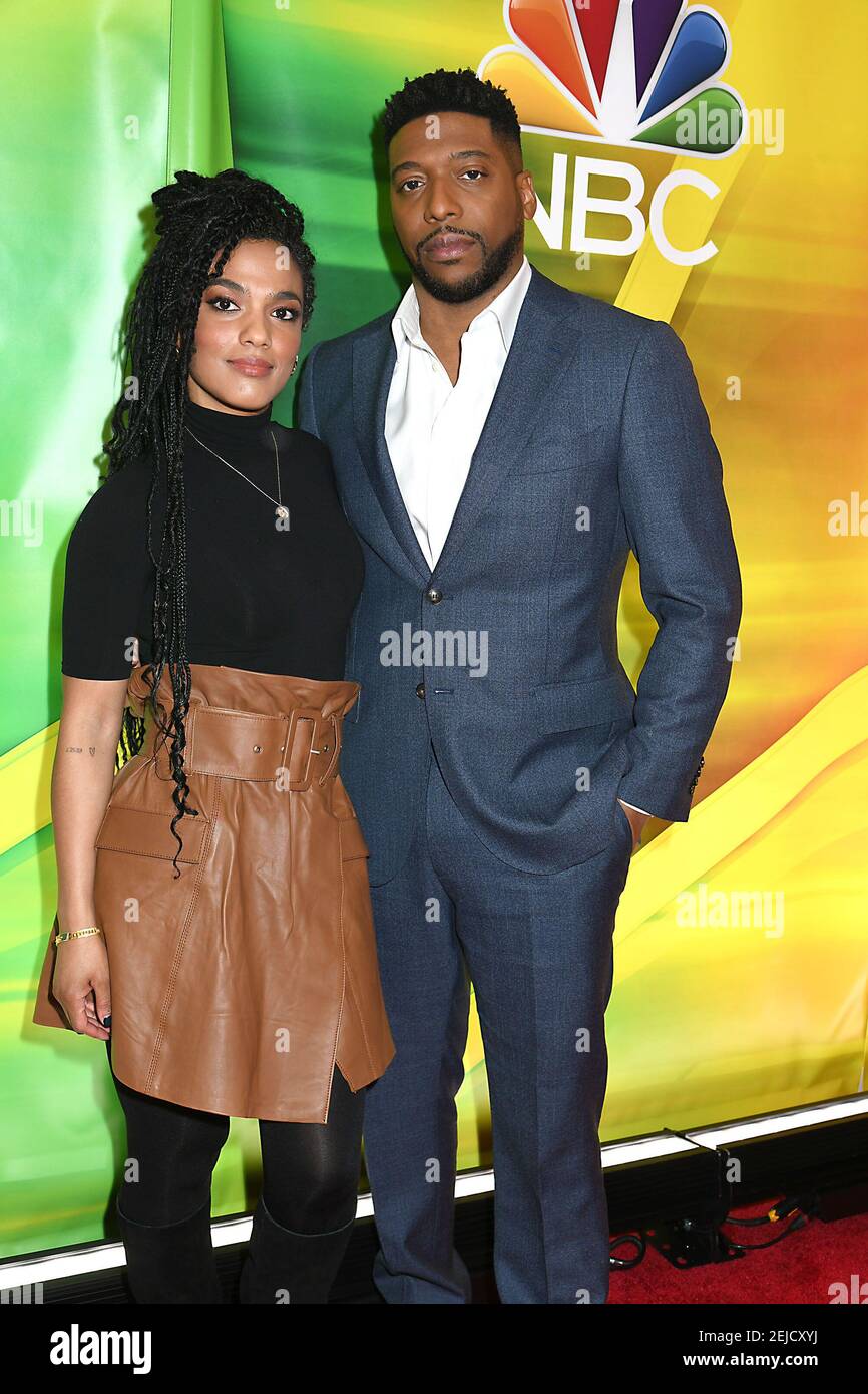 Freema Agyeman and Jocko Sims of " New Amsterdam" attend the NBC 2020 ...
