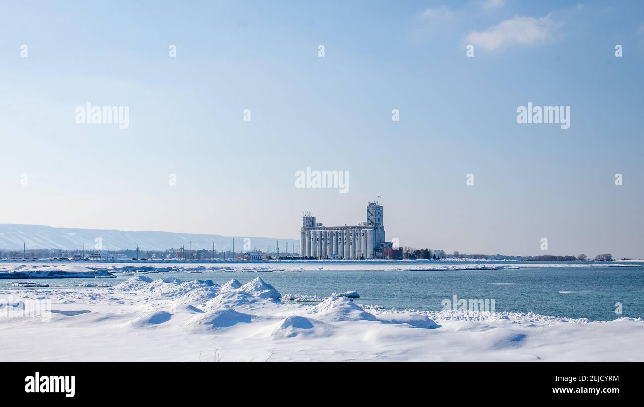 The Collingwood Terminals Limited is a huge old grain elevator that is ...