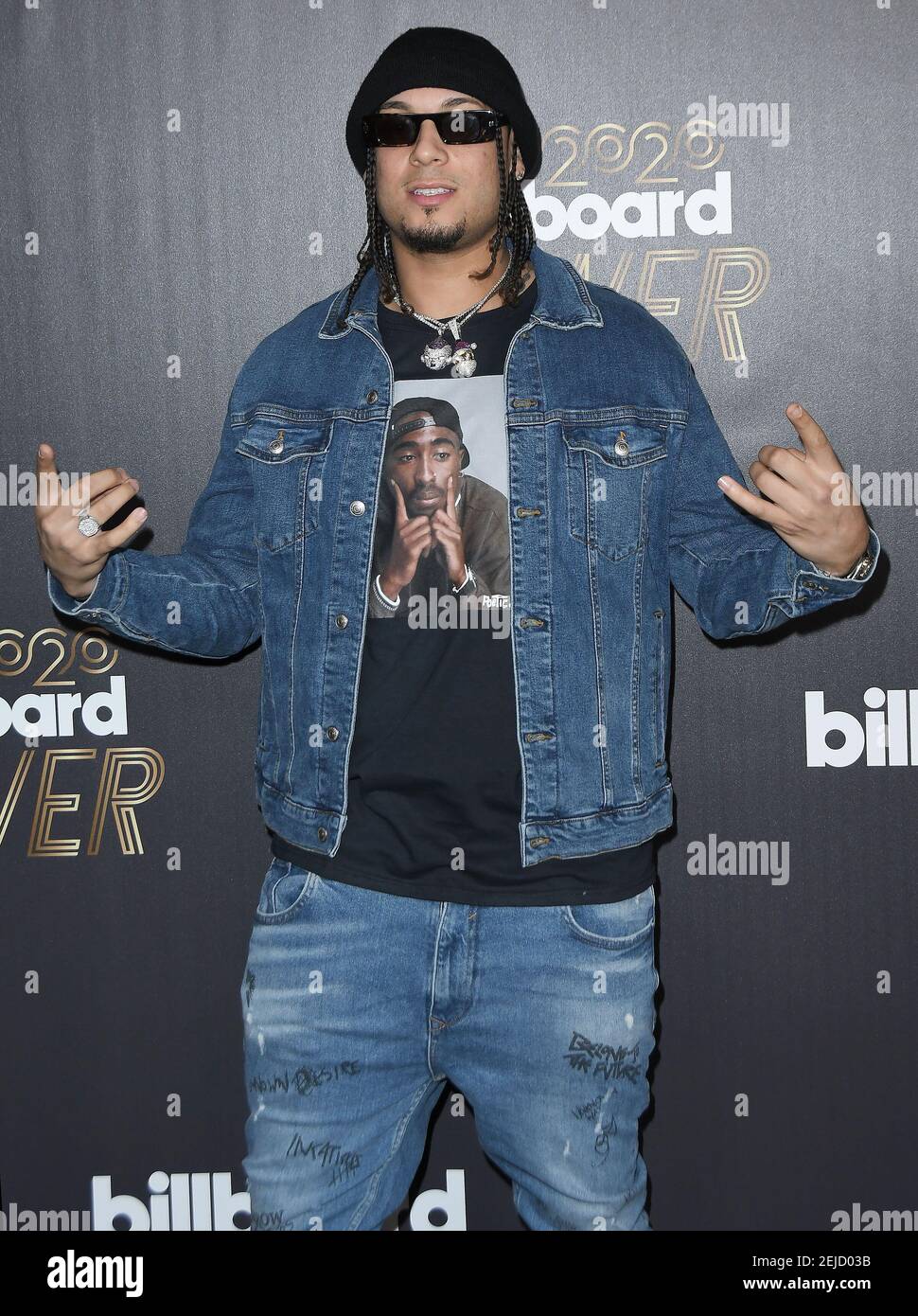 Brandon Bills arrives at the 2020 Billboard Power List Event held at ...