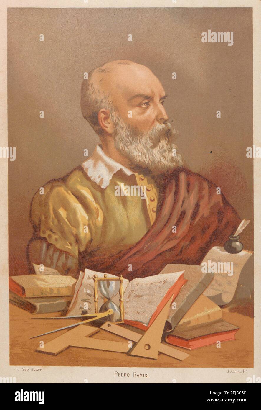 Petrus Ramus. From: La ciencia y sus hombres. Museum: PRIVATE ...