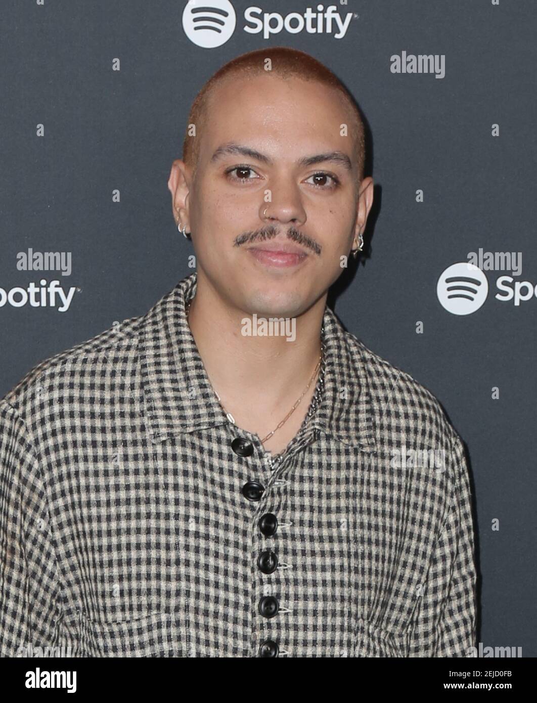 Evan Ross walking the red carpet at the Spotify Hosts "Best New Artist ...