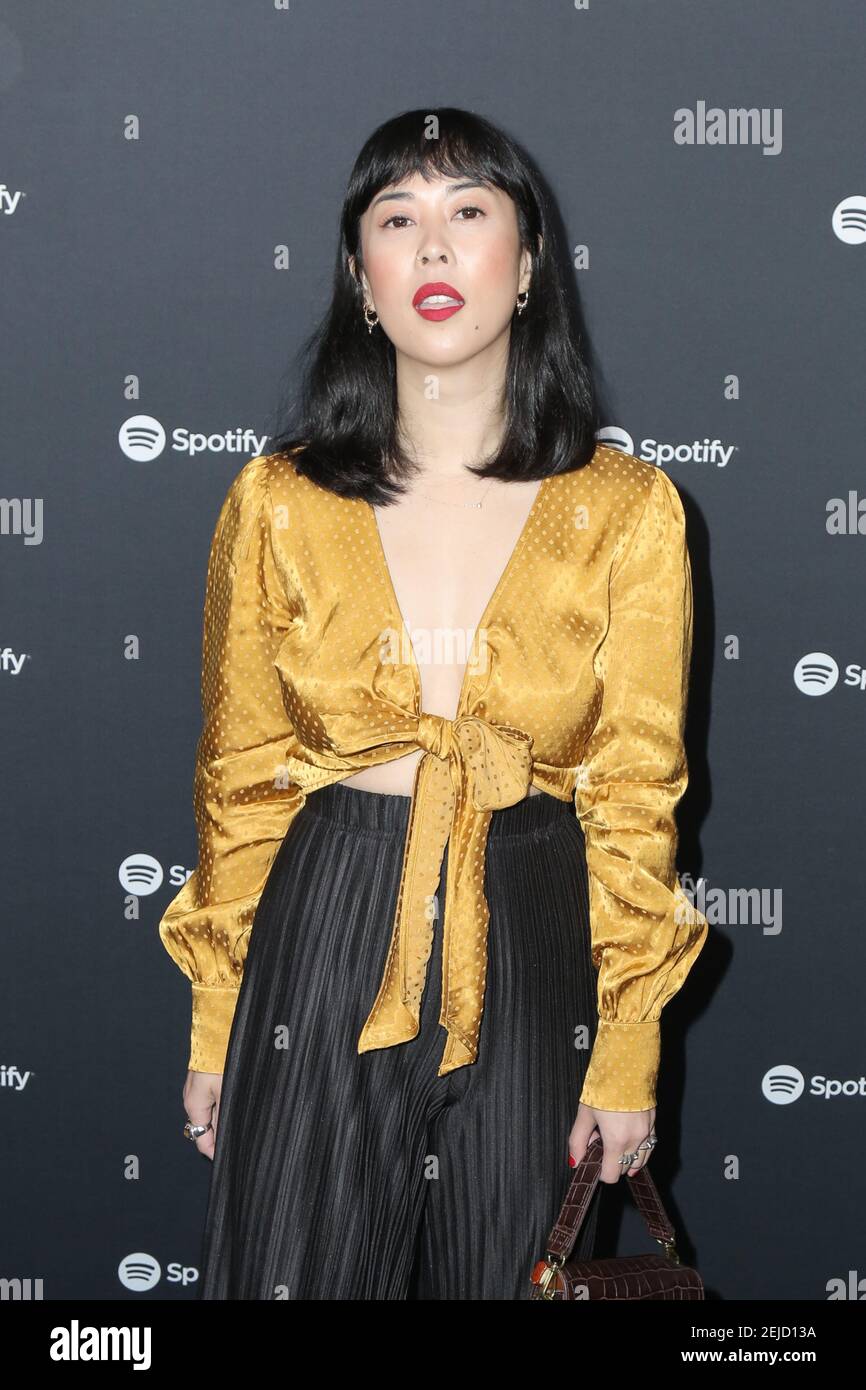 Alisa walking the red carpet at the Spotify Hosts "Best New Artist ...