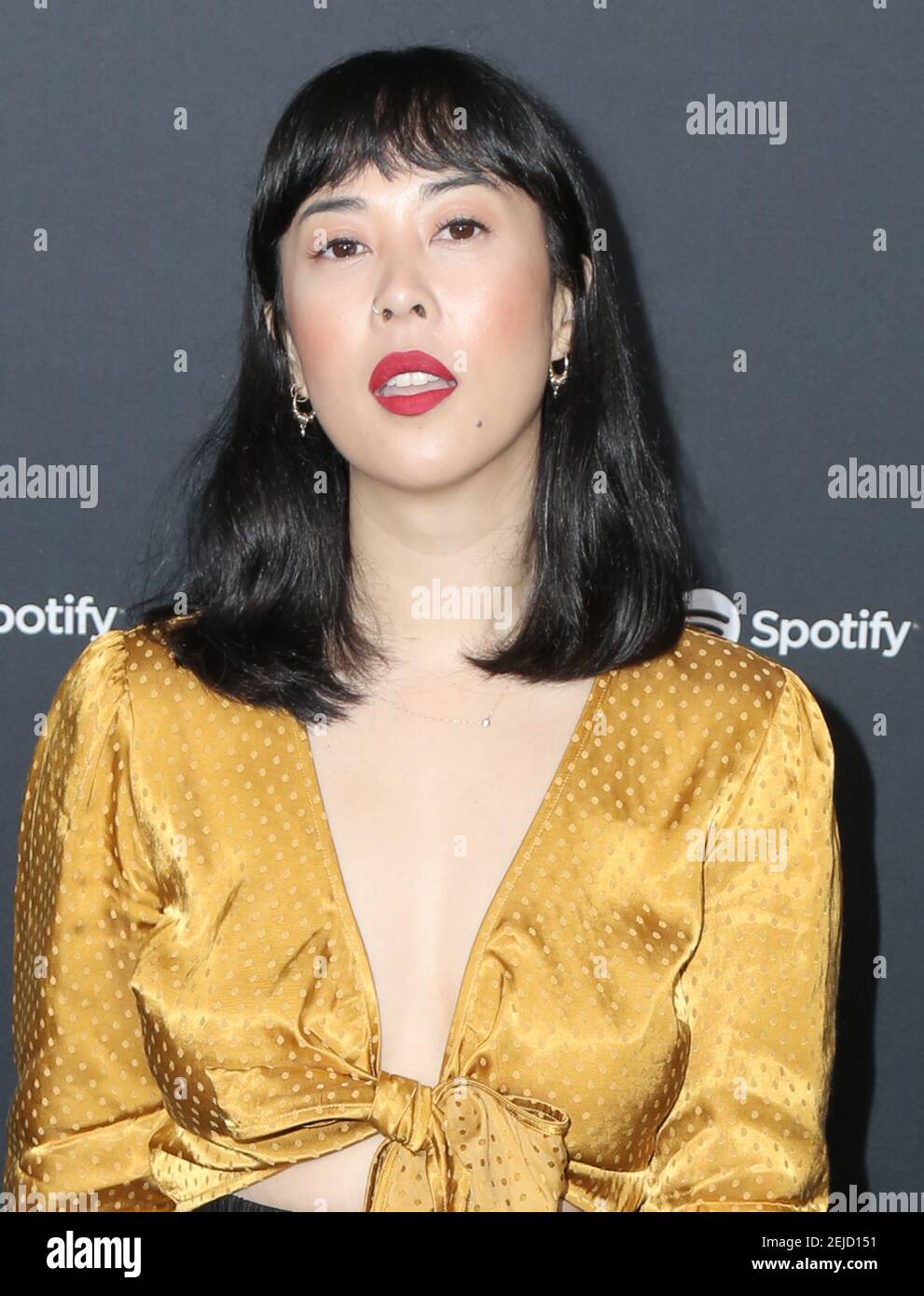 Alisa walking the red carpet at the Spotify Hosts "Best New Artist ...