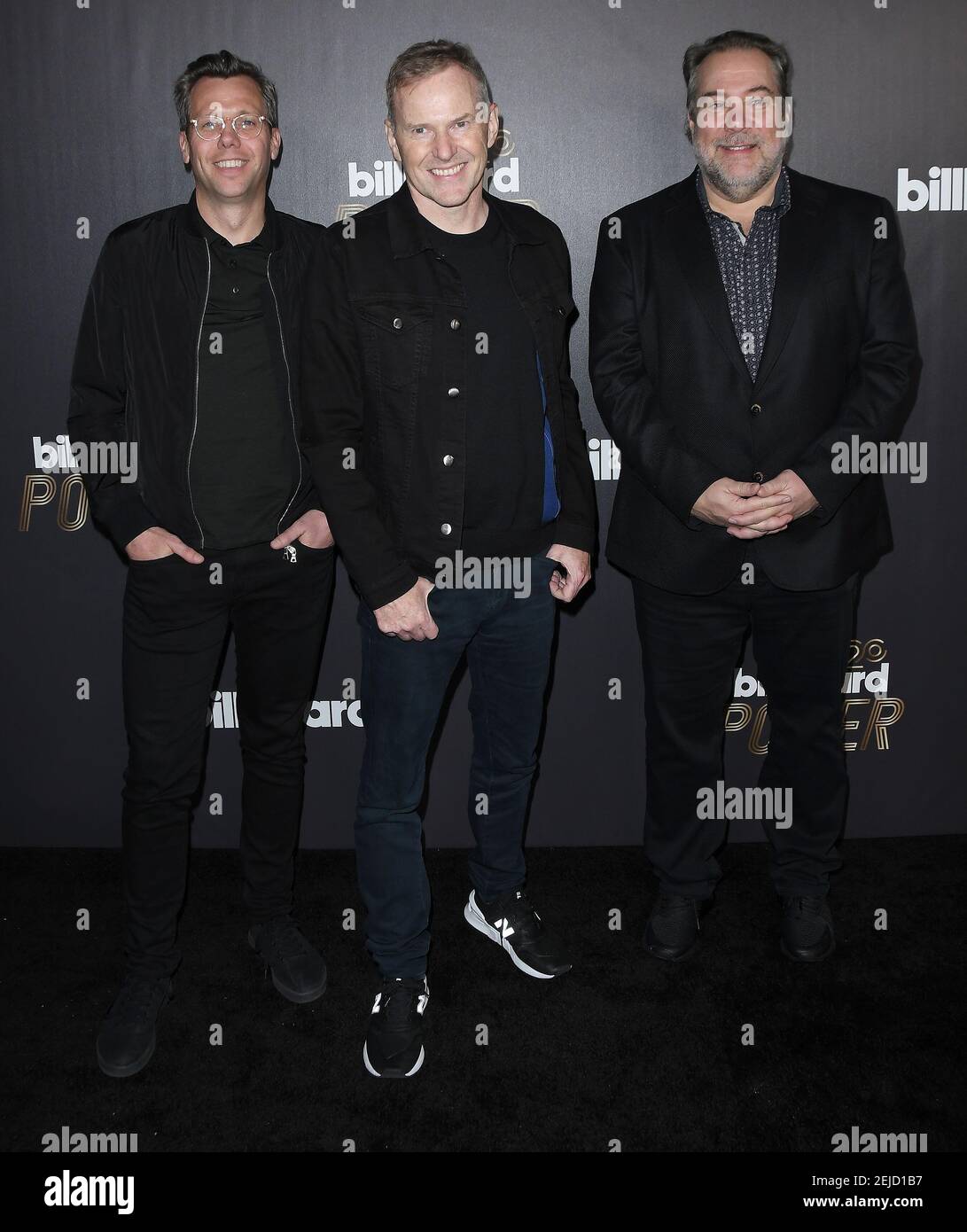 (L-R) John Fleckenstein, Peter Edge and Joe Riccitelli at the 2020 ...