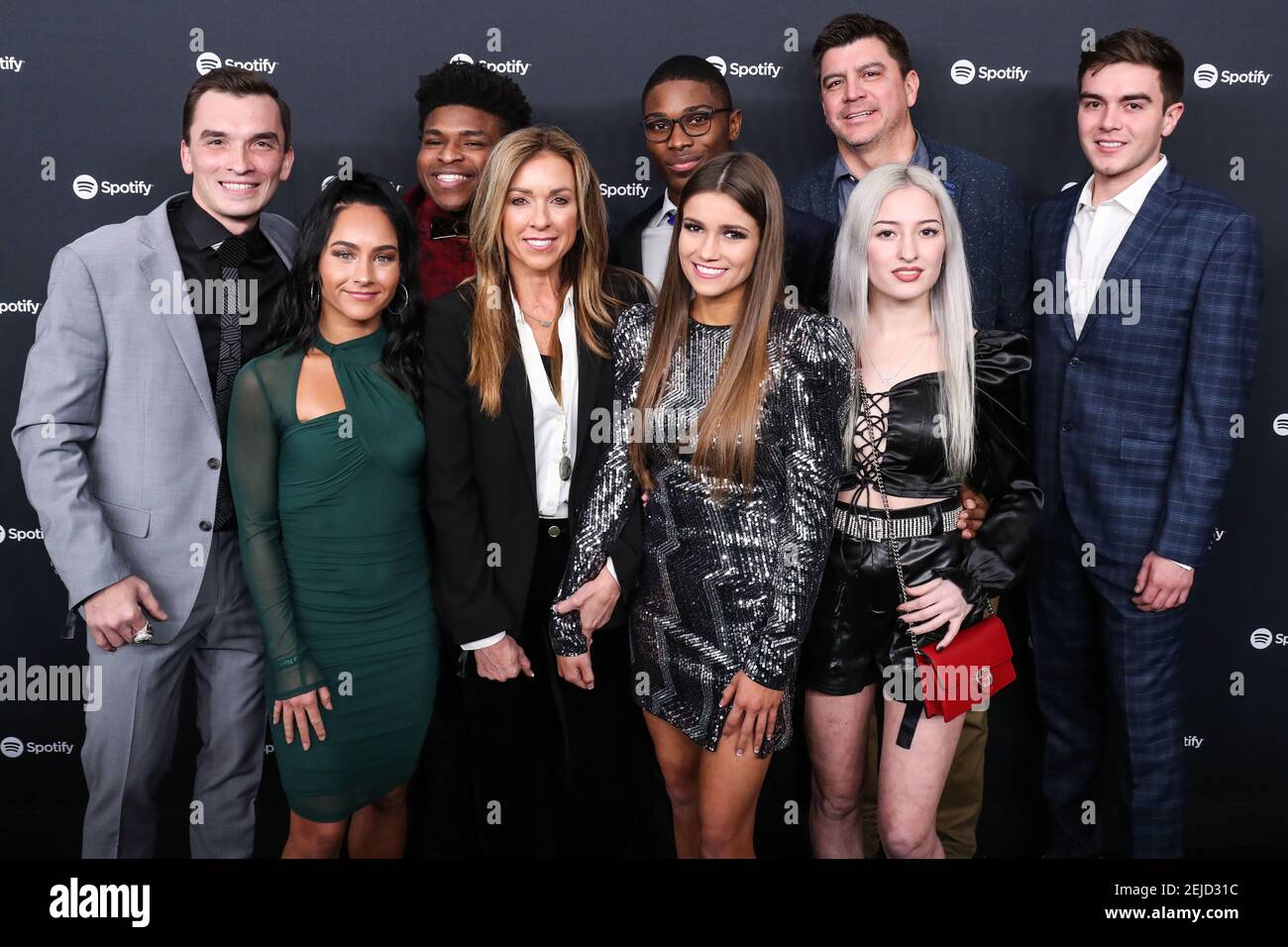 WEST HOLLYWOOD, LOS ANGELES, CALIFORNIA, USA - JANUARY 23: Netflix's 'Cheer' cast arrive at the ...
