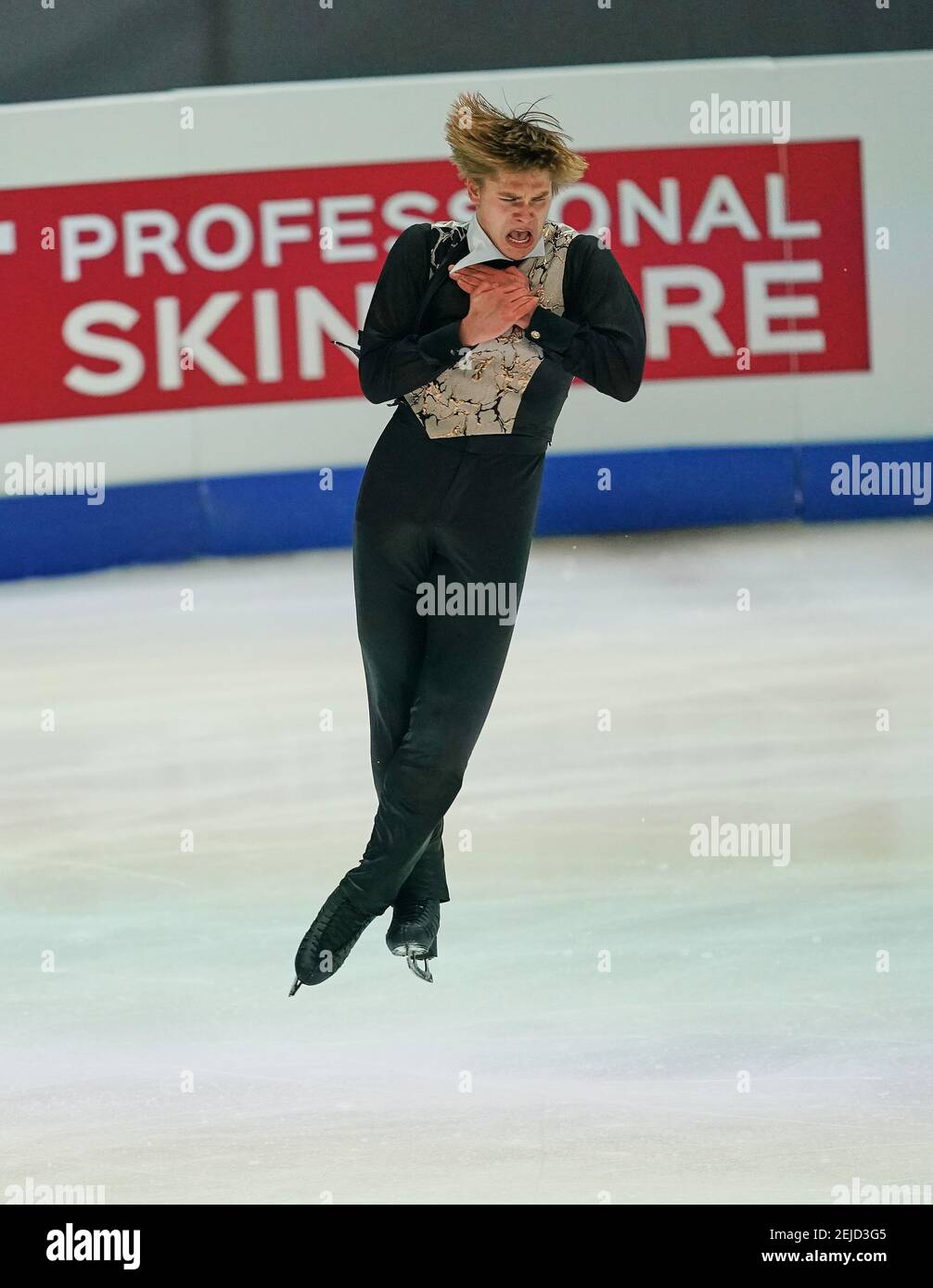 January 23, 2020: Deniss Vasiljevs of Latvia during Men Free Skating at ...