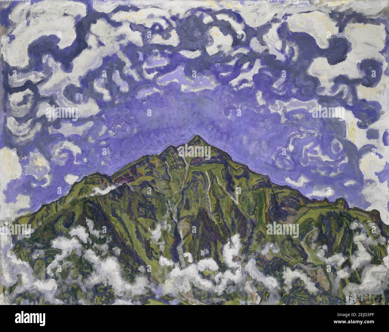 Mount Niesen seen from Heustrich. Museum: Art Museum Basel. Author ...