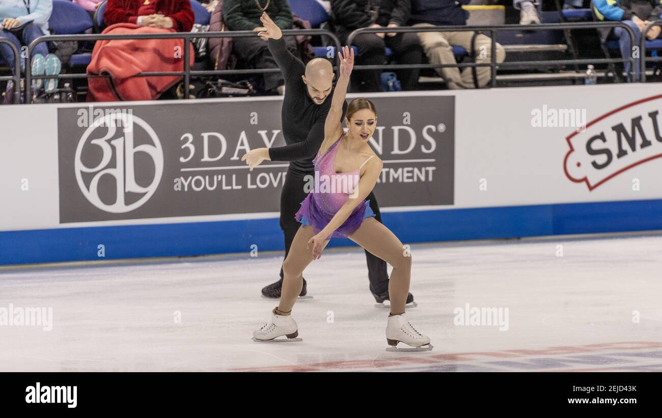 The team of Tarah Kayne and Danny O'Shea finished second in the senior ...