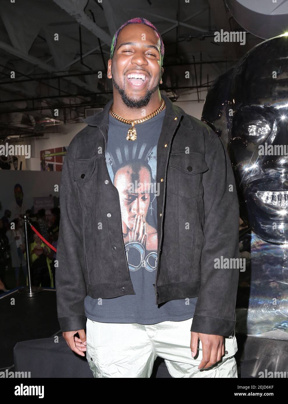 Artist David Weeks attends The unveiling of his NSEWest Statue held at ...