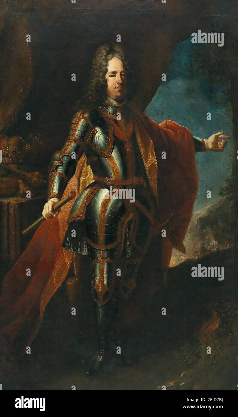 Portrait of Charles VI (1685-1740), Holy Roman Emperor. Museum: PRIVATE ...