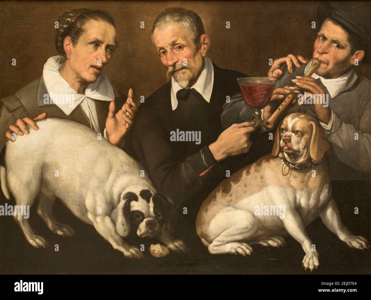 Zufolo player. Museum: Galleria Nazionale d'Arte Antica, Rome. Author ...