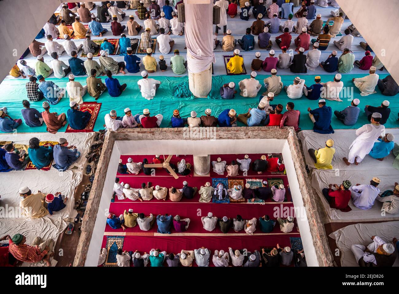 Jummah Prayer in Bangladesh during post Covid Time. (Photo by ...