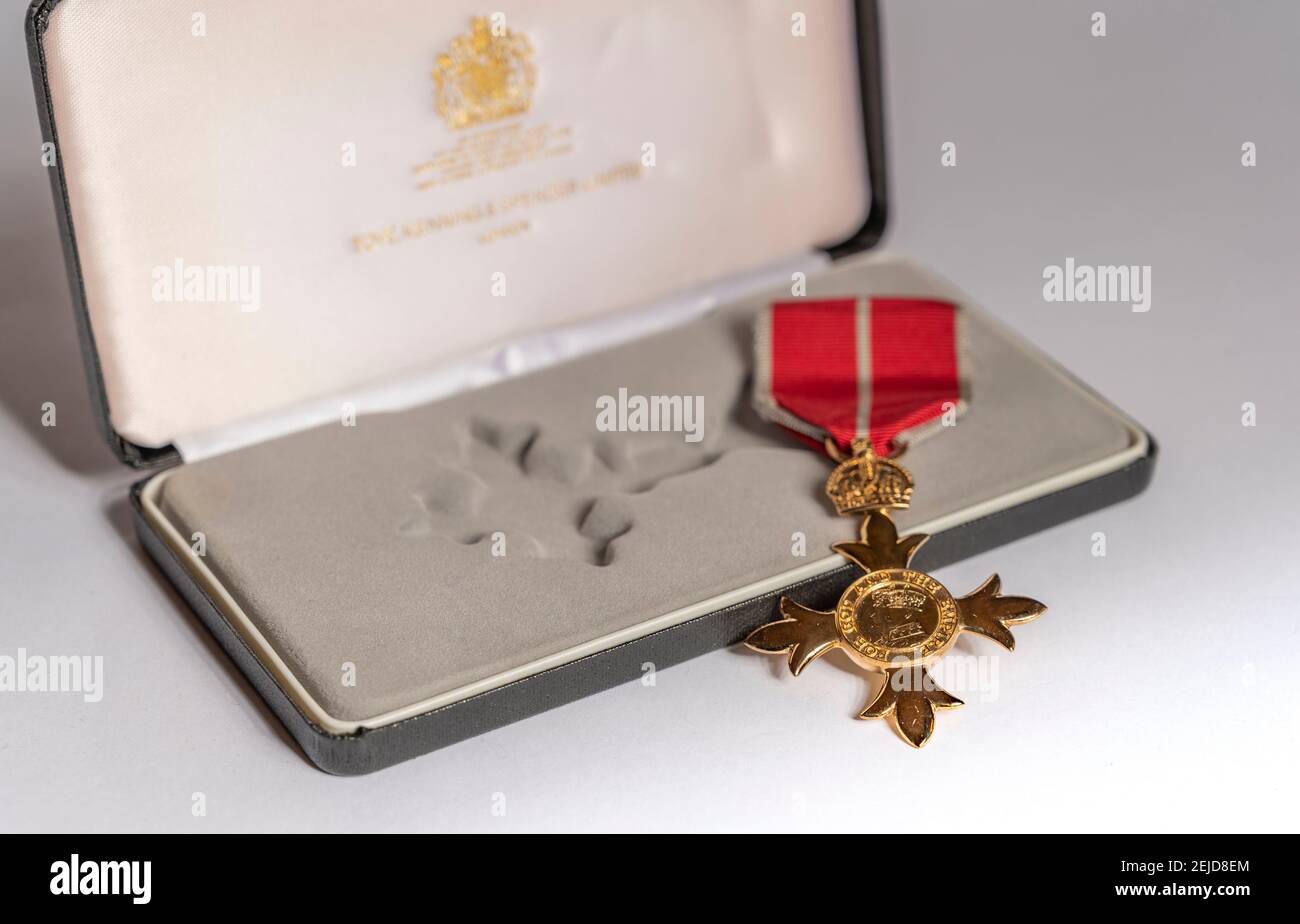 The OBE Medal - The Most Excellent Order of the British Empire is an ...