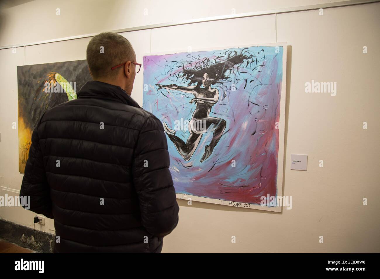 "Air", made by itallian streetartist Mauro Sgarbi Exhibition of works made by some Italian ...