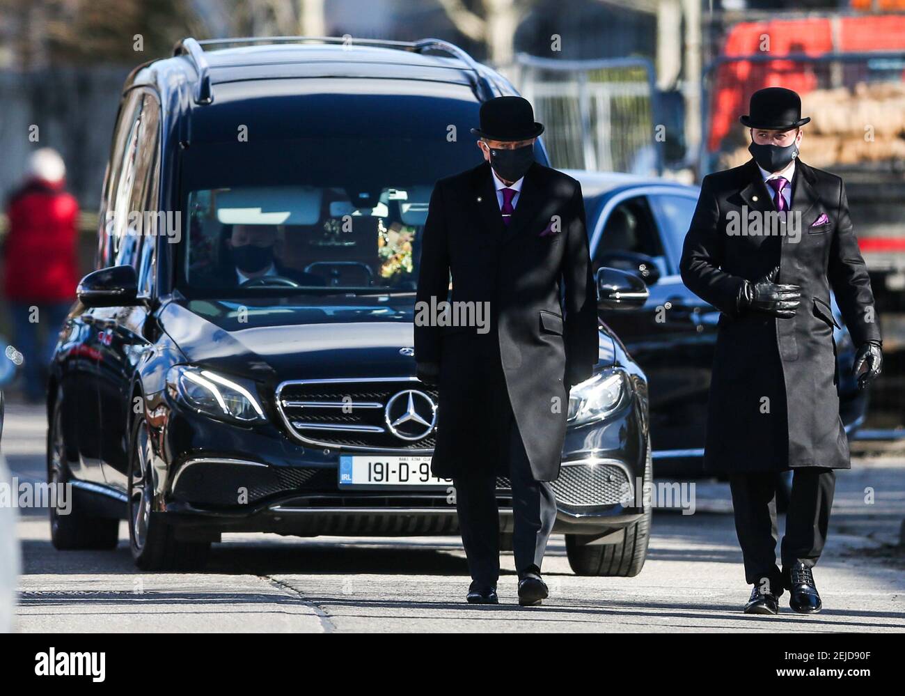 The hearse carrying the body of Dr Emer Feely, the wife of Ireland's ...