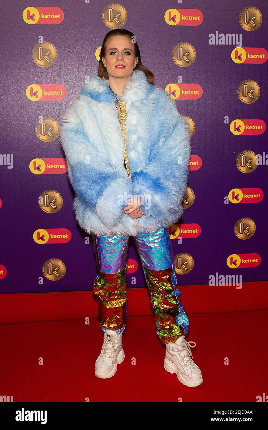 Singer Merol aka Merel Balde pictured during the 'Gala van de Gouden K ...