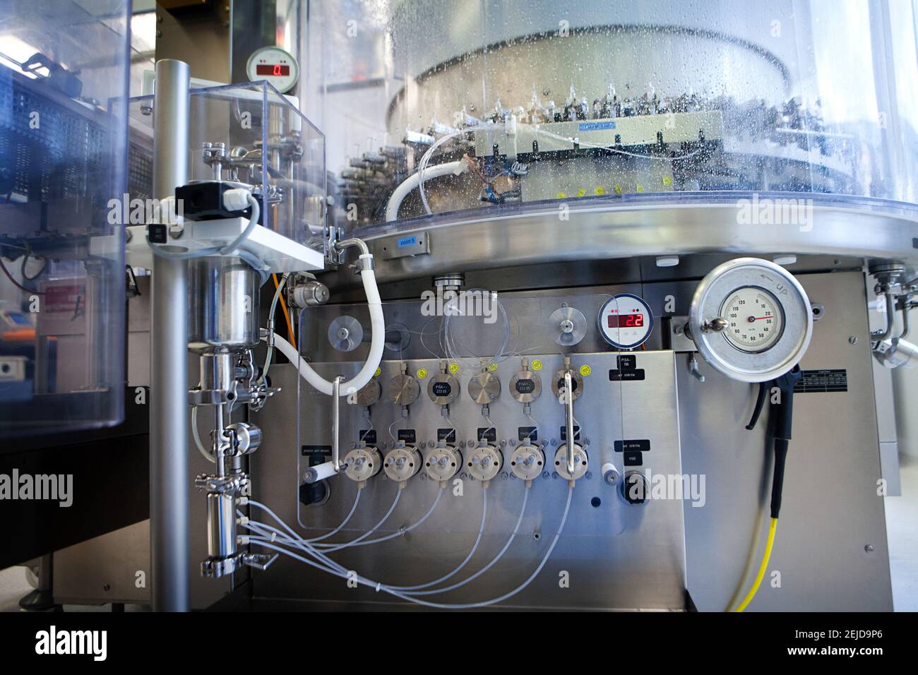 Manufacture of injectable preparations, sterilization of syringes ...