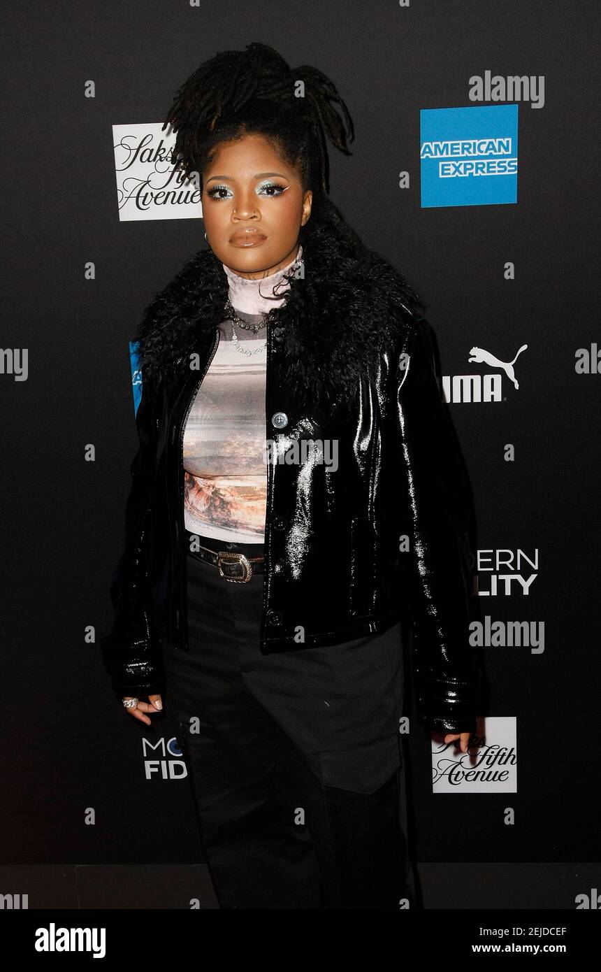 LOS ANGELES, CALIFORNIA - JANUARY 25: Ambré aka Ambré Perkins attends ...